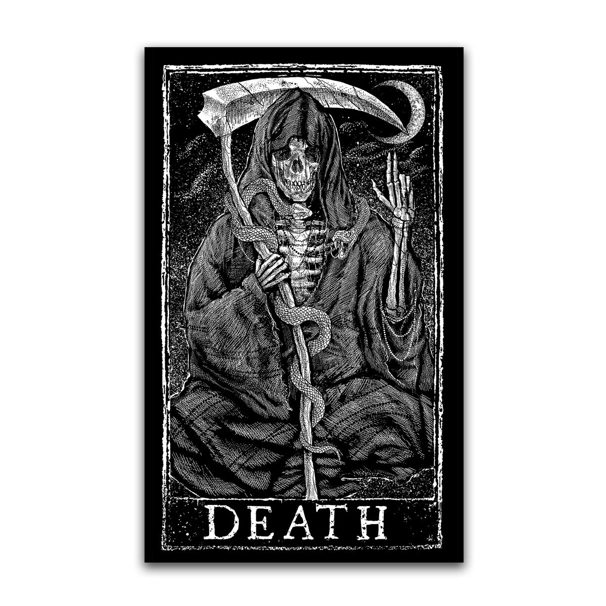 Death 11x17 Tarot Card Poster Print – Mortus Viventi