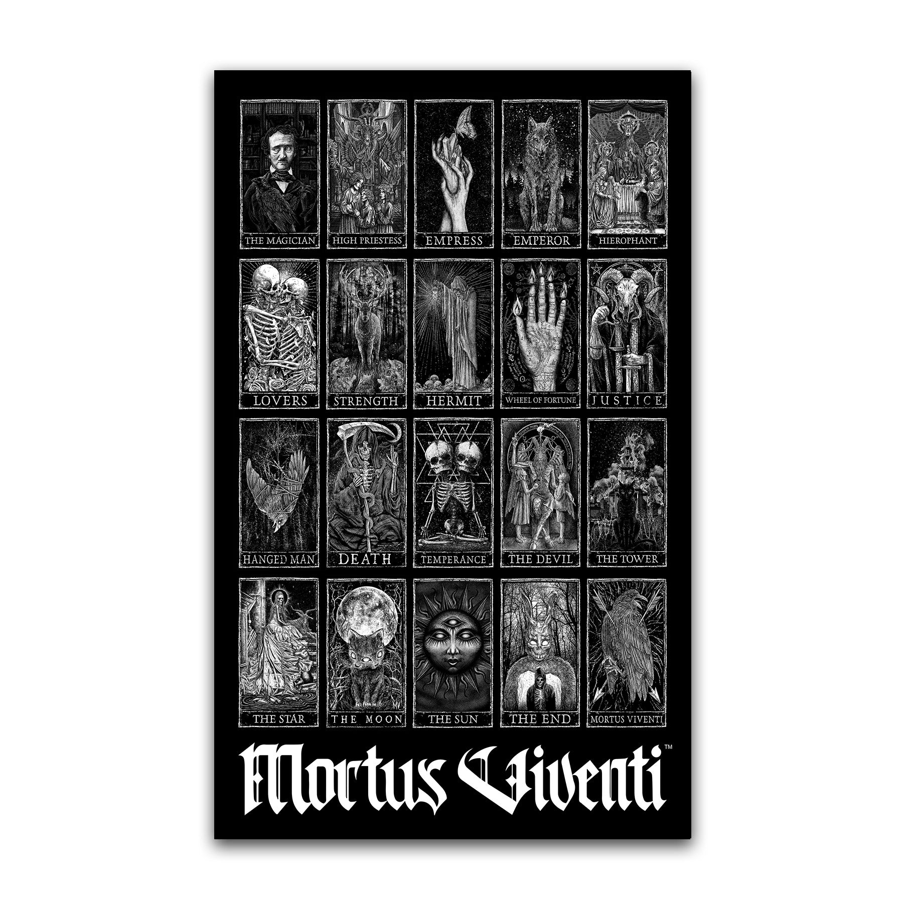 Tarot Card Collection 11x17 Tarot Card Poster Print – Mortus Viventi