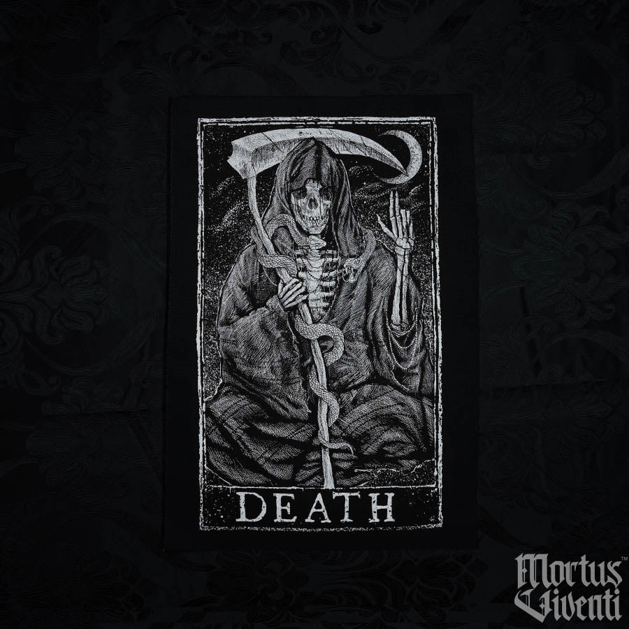 Death Tarot Card Large Patch – Mortus Viventi